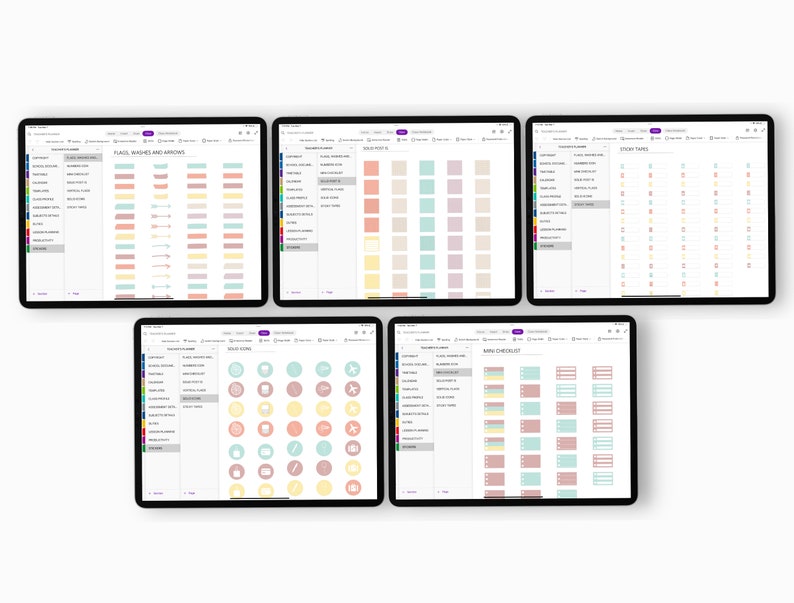 Onenote Teacher Planner, Onenote Digital Planner, Project Planner ...