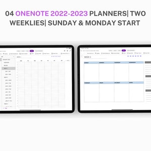 Onenote Digital Planner Onenote Template Project Planner - Etsy