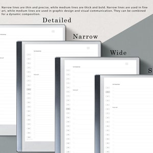Remarkable 2 Templates to Do List for Remarkable 1 & 2 Template - Etsy