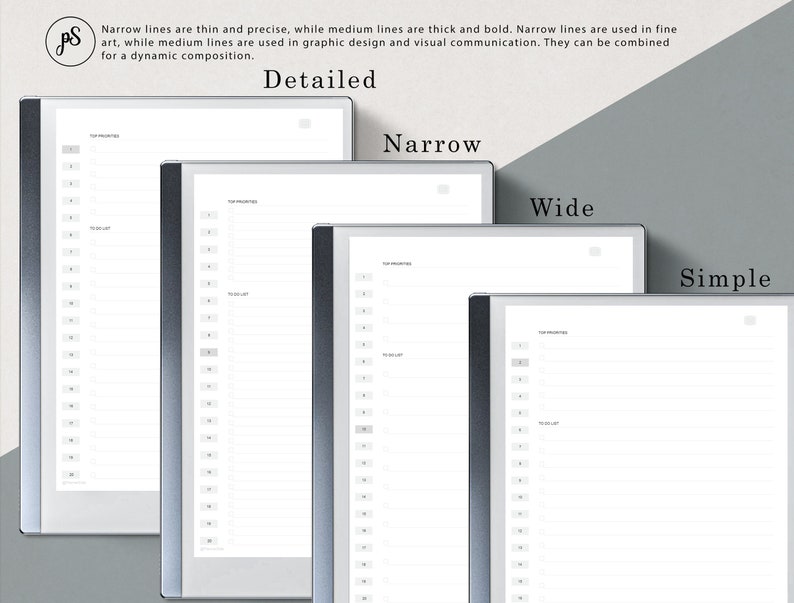 Remarkable 2 Templates to Do List for Remarkable 1 & 2 Template - Etsy