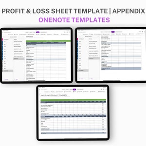 Onenote Business Planner, Onenote Digital Planner, Project Planner ...