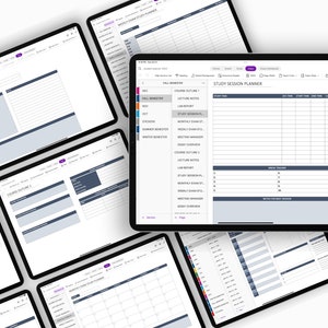 Onenote Student Planner, Onenote Digital Planner, Onenote Template ...