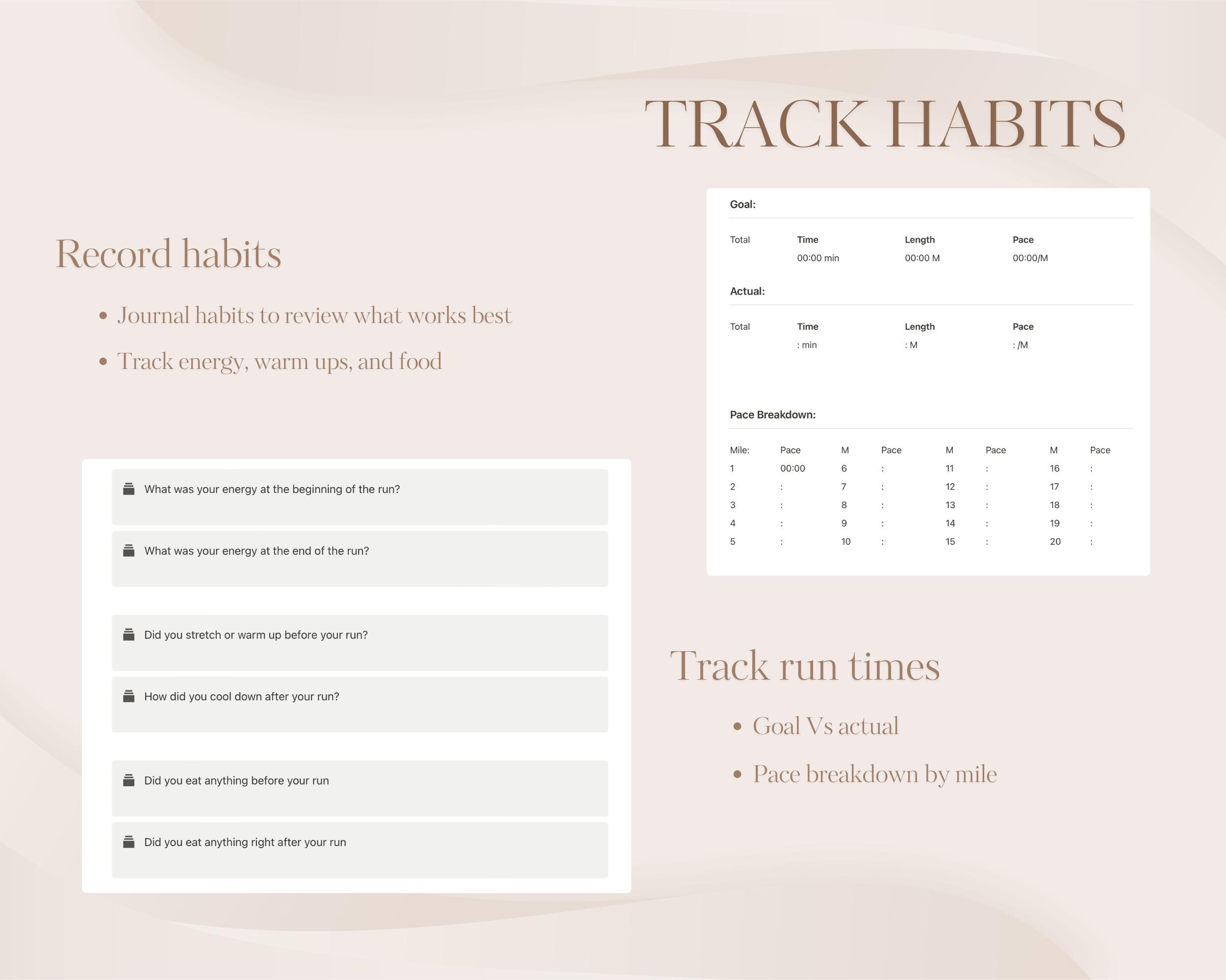 Running Notion Template, Running Journal Notion, Running Planner, All in One Running Tracker - Etsy