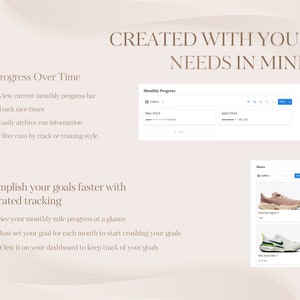 Running Notion Template, Running Journal Notion, Running Planner, All ...