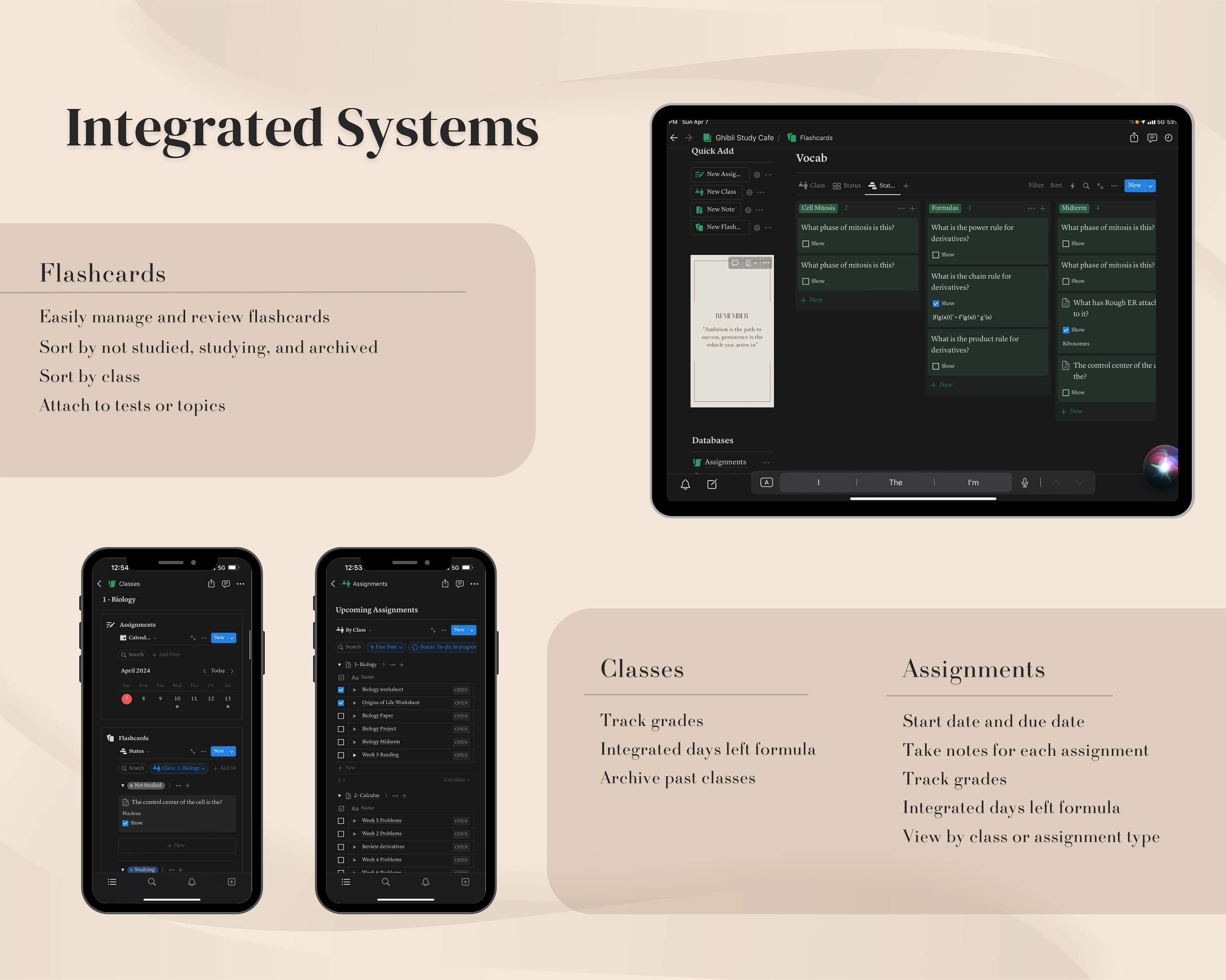 Notion Student Template, Ghibli Aesthetic Student Planner Notion, Cozy ...