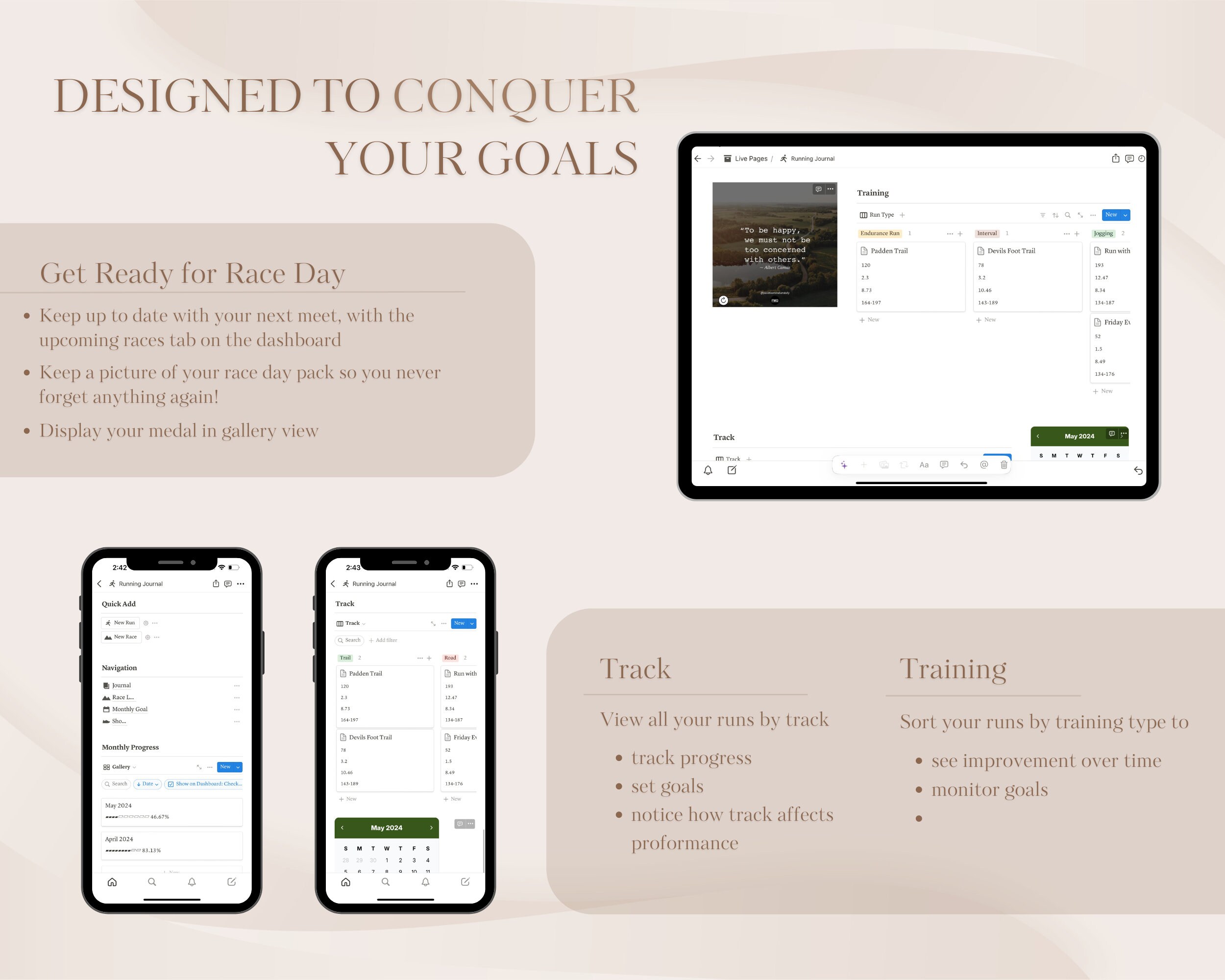 Running Notion Template, Running Journal Notion, Running Planner, All in One Running Tracker - Etsy