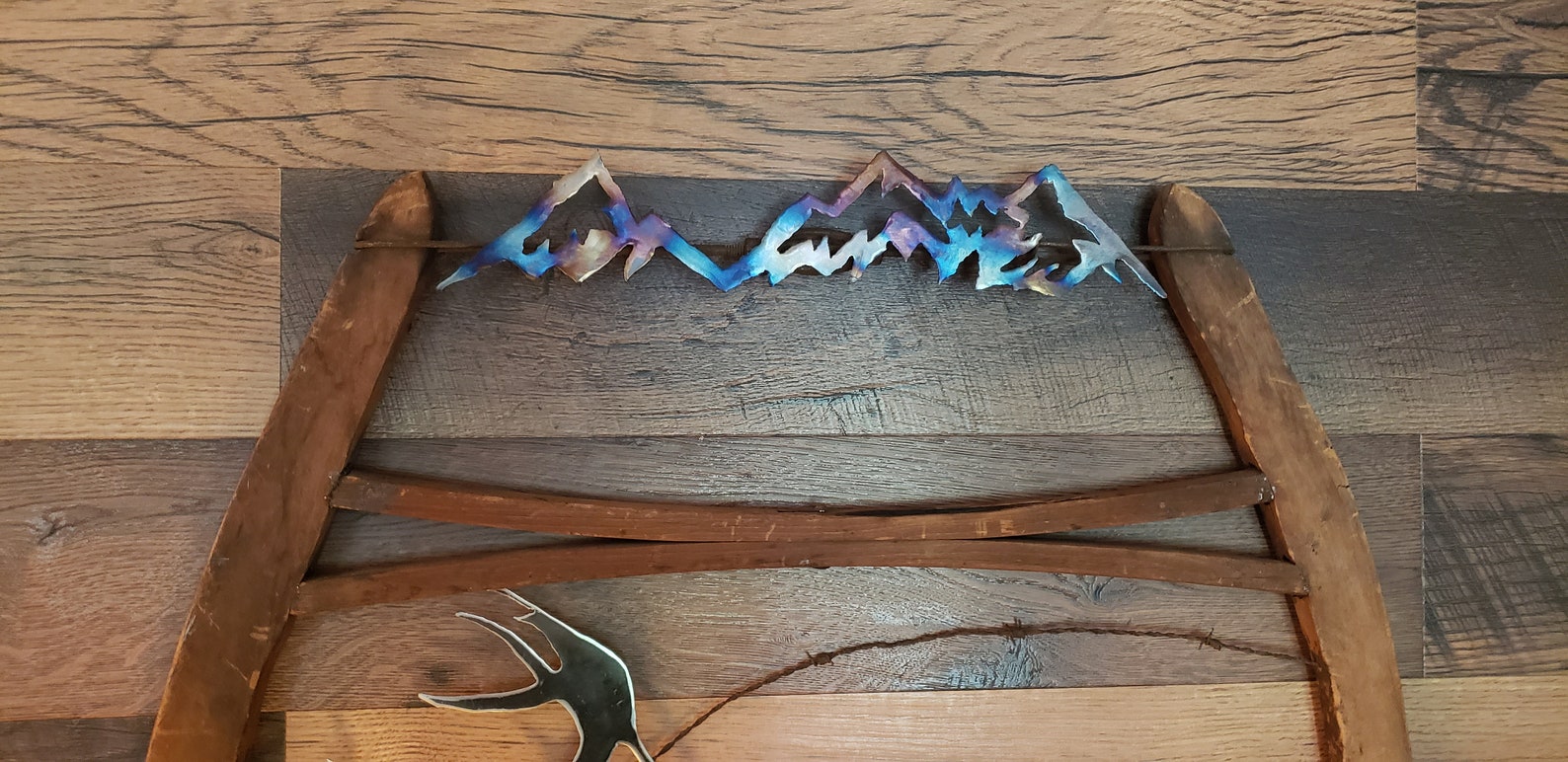 Vintage Antique Bow Bucksaw Plasma Art Western Mountain - Etsy