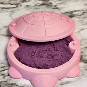 Turtle Sandbox for Desktop Pretend Play (includes Kinetic Sand and ...
