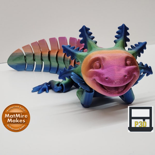 Axolotl 3d Print File - Etsy