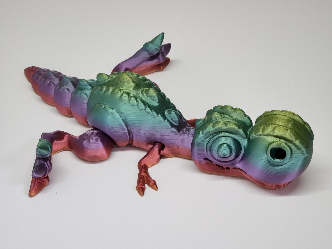 Flexi T Rex Articulated 3D Printed - Etsy