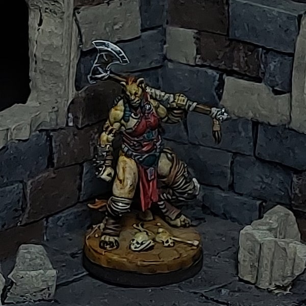 Painted Tabaxi Miniature - Etsy