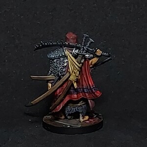 Samurai Fighter Ronin Painted Dnd Miniature Bestiarum Games - Etsy