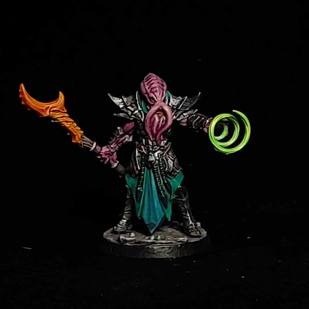 Mindflayer Miniature Illithid Painted Dnd Mini Dungeons and Dragons D&D ...