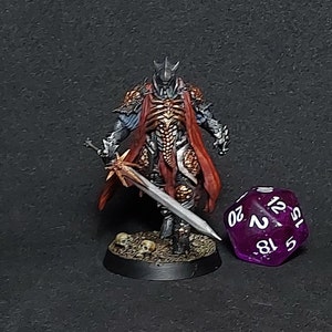 Death Knight Miniature Painted Dnd Miniature Dungeons and Dragons Mini ...