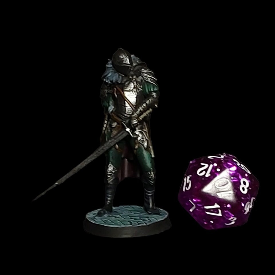 Dark Knight Miniature Paladin Inspired by Dark Souls Mini - Etsy