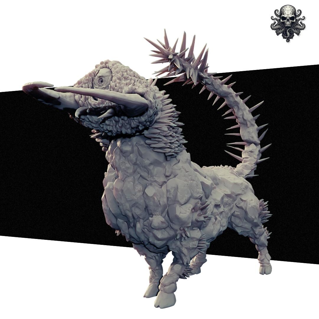 Meteor Beast Miniature Inspired by Fallingstar Beast From Elden Ring 3D ...