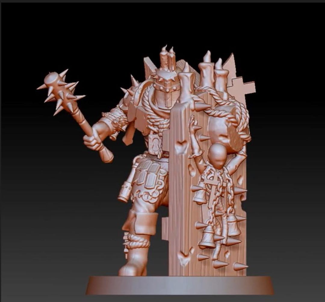 Trench Bulwark Miniature Inspired by Trench Crusade Communicant Trench ...