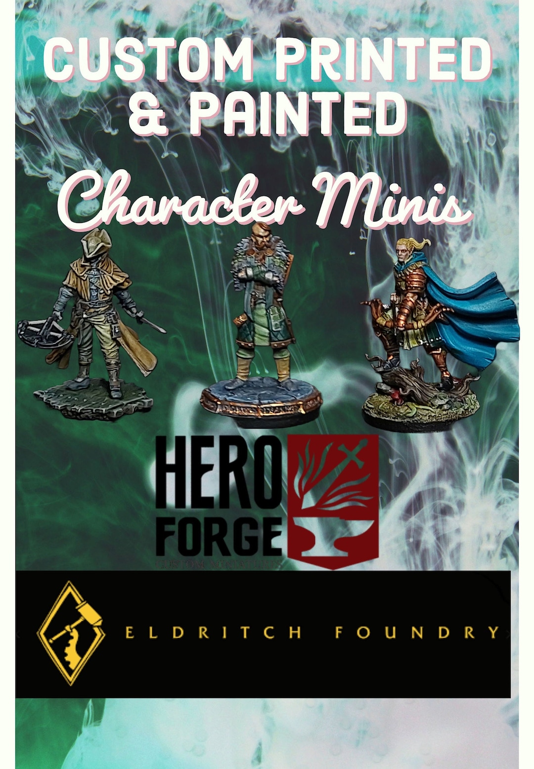 Heroforge Print and Paint Service Custom Painted Miniature Heroforge ...