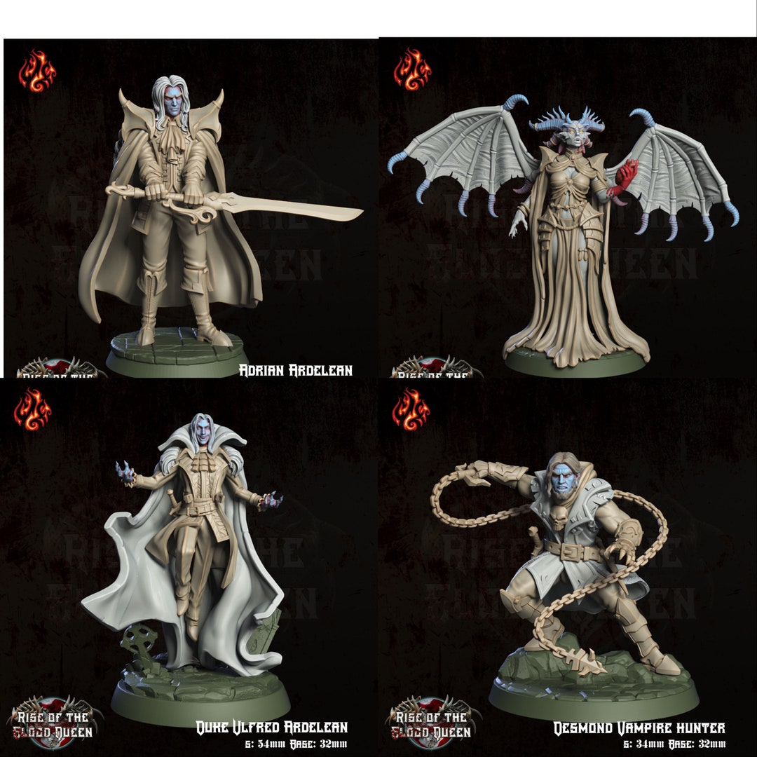 Vampire Miniatures Ghoul Minis 3D Printed Mini Crippled God Foundry ...