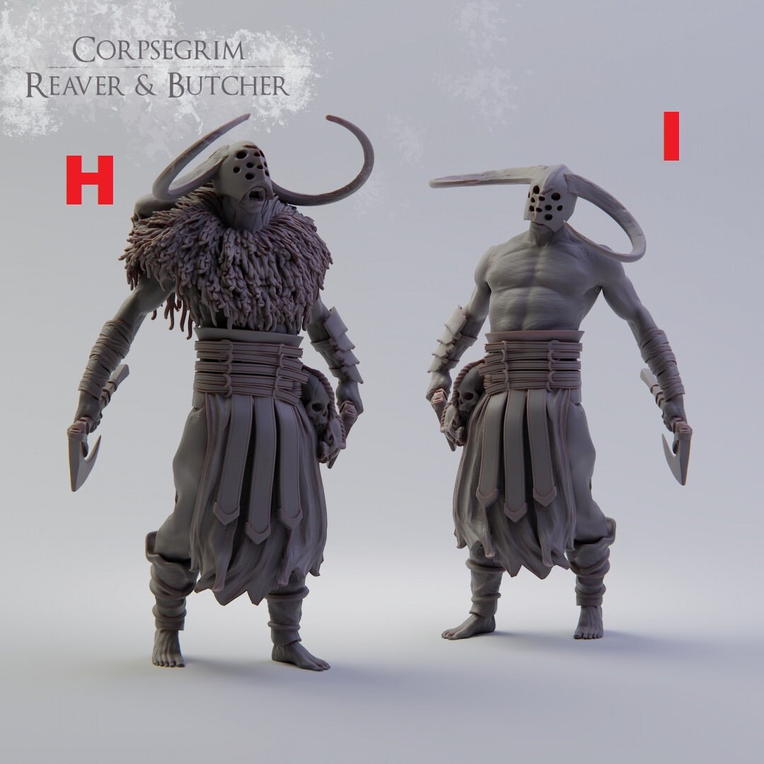 Cannibal Cultist Miniature Inspired by Diablo Mini Realsteone - Etsy