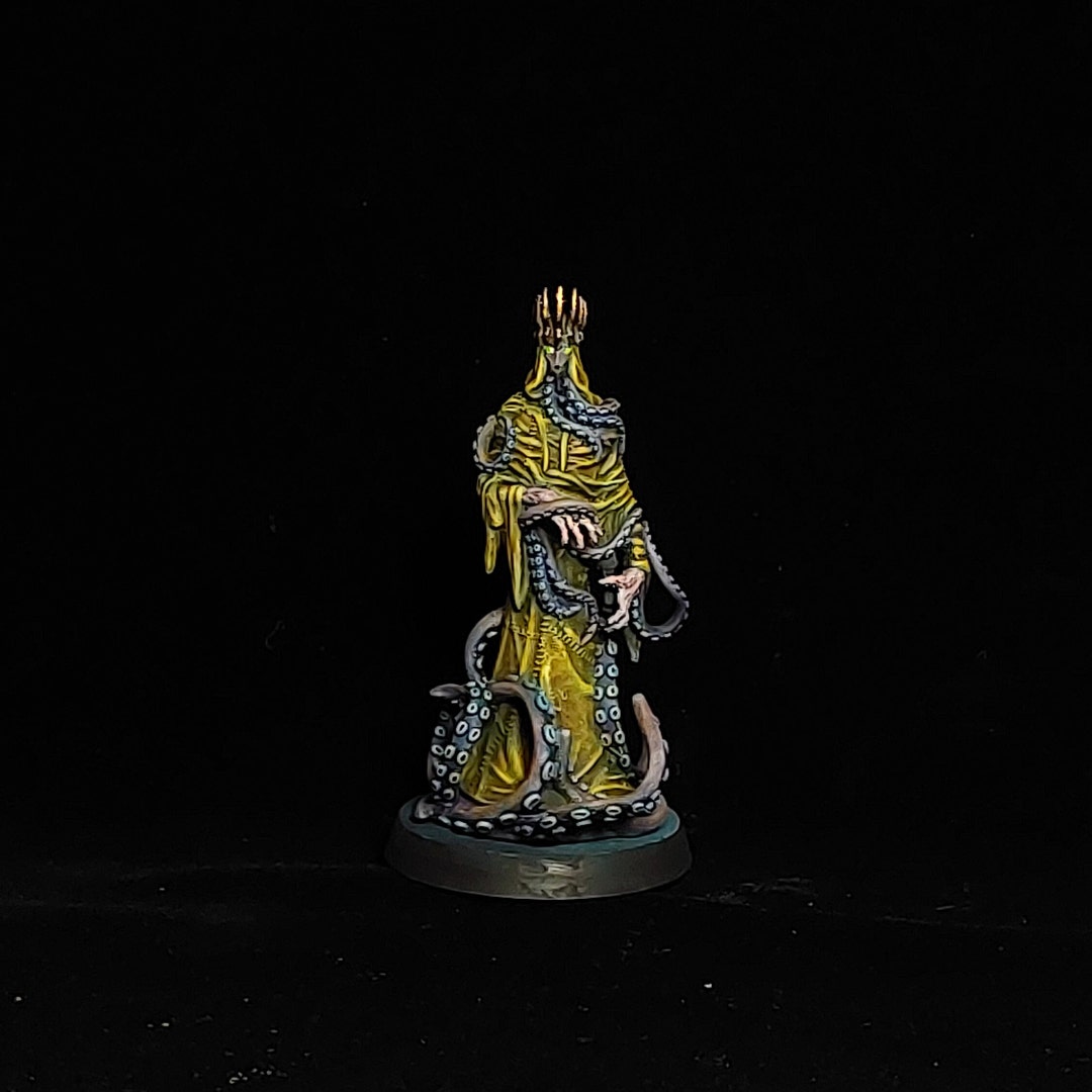 King in Yellow Miniature Hastur Eldritch Horror Painted Dnd Mini ...