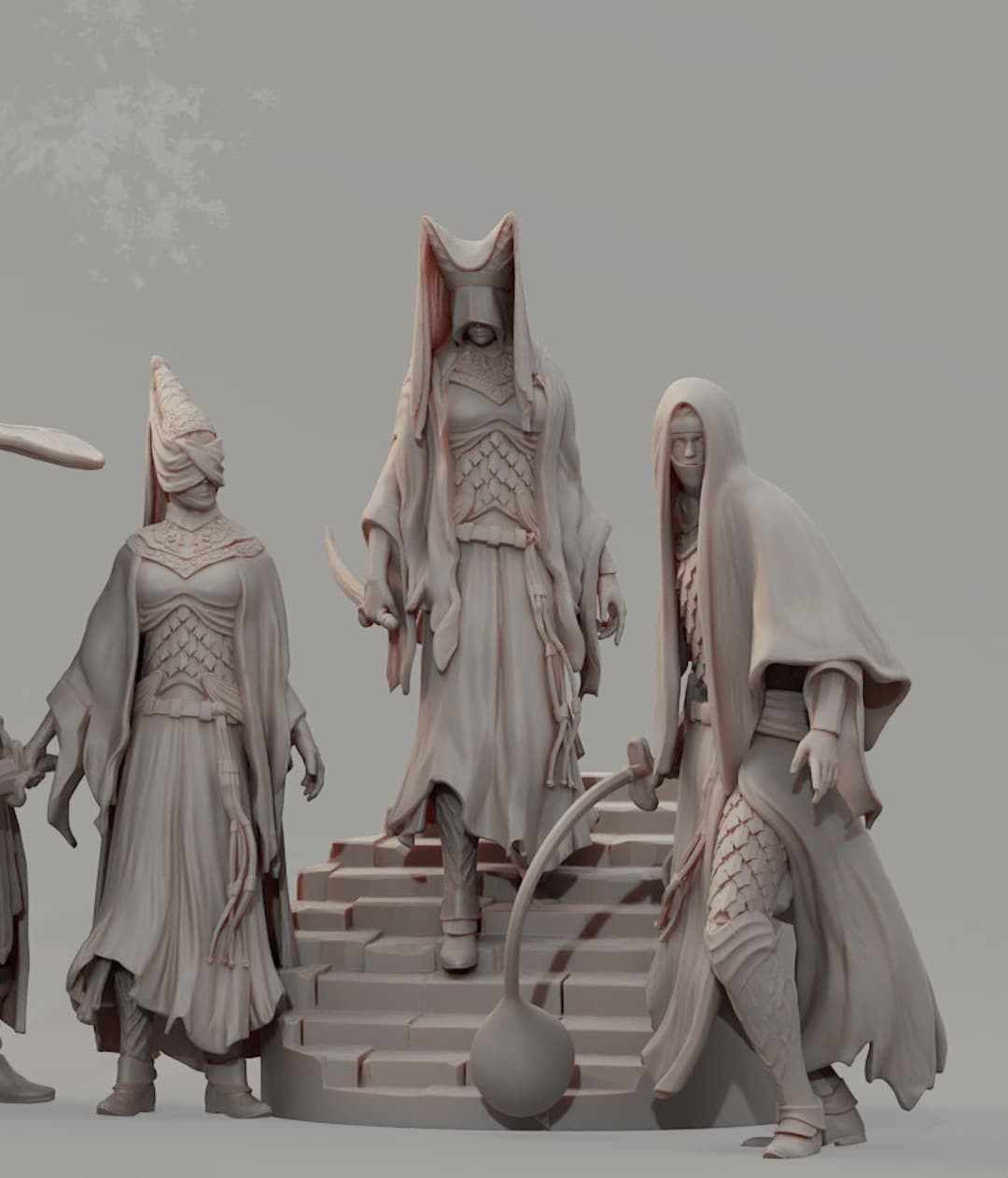 Night Monk Miniatures Inspired by Nox Monk From Elden Ring 3D Printed ...