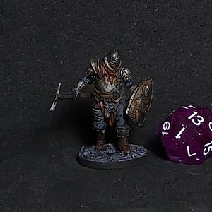Dark Knight Miniature Fighter Mini Painted Dnd Mini Bestiarum Dungeons ...