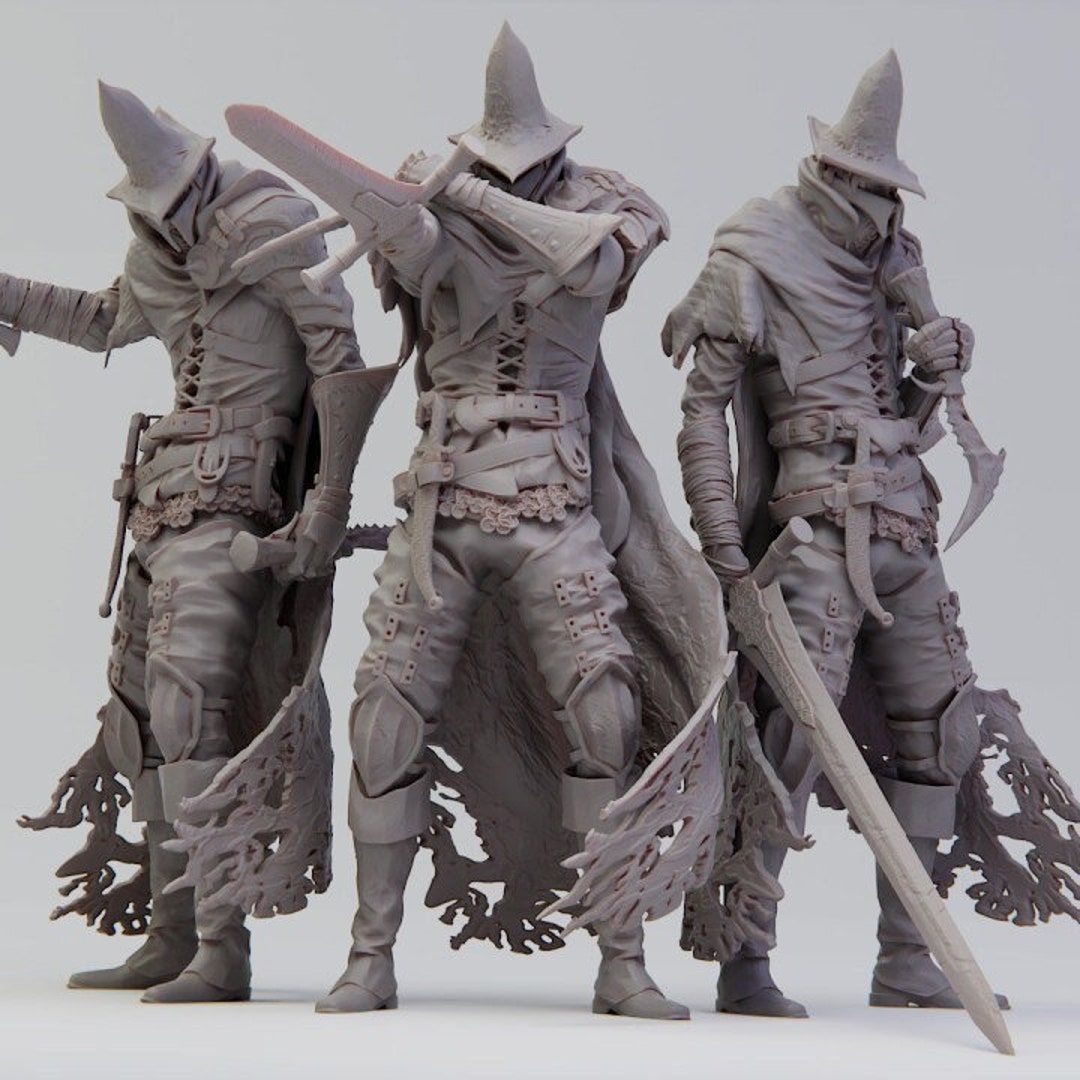 Gray Knight Miniature Inspired by Abyss Watcher From Dark Souls Mini ...