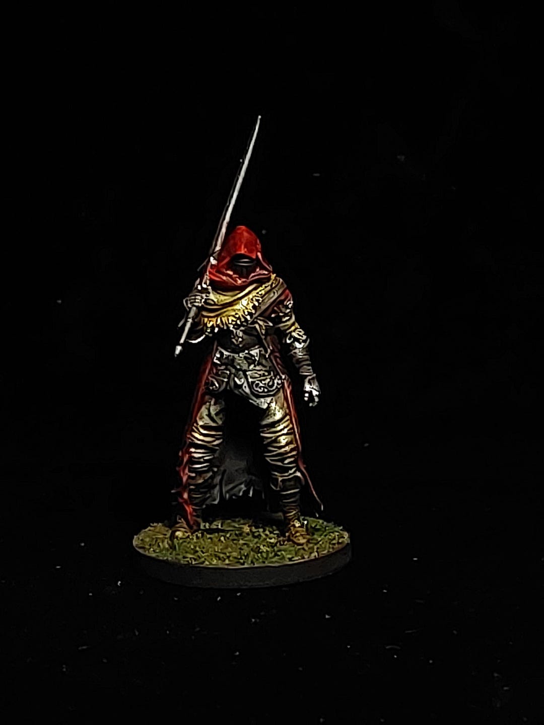 Fallen Knight Miniature Painted Dnd Mini Evil Knight Exiled Paladin ...