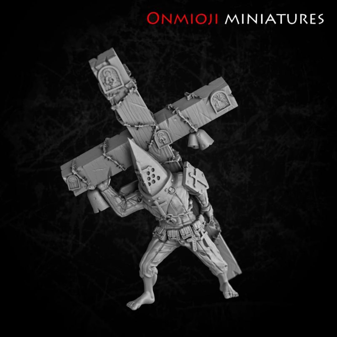 Trench Pilgrim With Cross Miniature Trench Crusade 3D Printed Mini ...