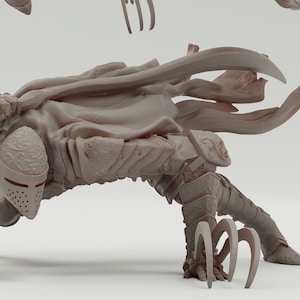 Feral Knight Miniature Inspired by Bloodhound Knight From Elden Ring 3D ...