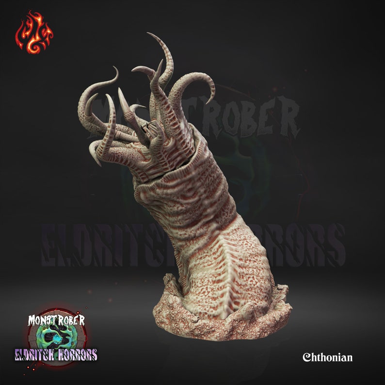 Eldritch Horror Miniatures Cthulhu Minis 3D Printed Crippled God ...