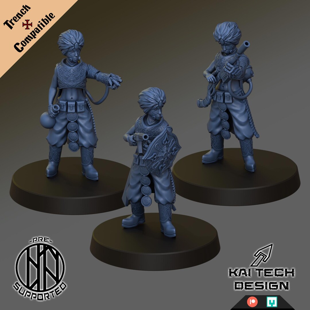 Sultanate Alchemist Miniatures Inspired by Trench Crusade Iron Wall of ...