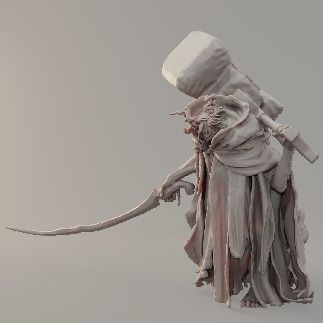 Prognostic King Miniature Inspired by Morgott Elden Ring 3D Printed ...