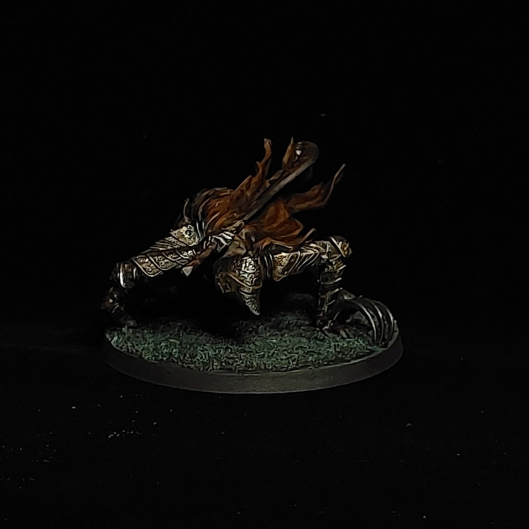 Feral Knight Miniature Inspired by Bloodhound Knight Painted Dnd Mini ...