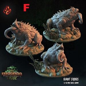 Frog Warrior Miniatures Grung Mini 3D Print Crippled God Foundry Mini ...