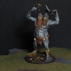 Ettin Miniature 2 Headed Giant Mini Painted Dnd Miniature Wizkids ...