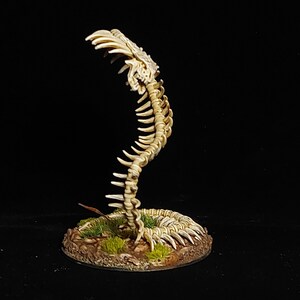 Bone Naga Miniature Skeleton Snake Painted Dnd Mini Wizkids Games ...