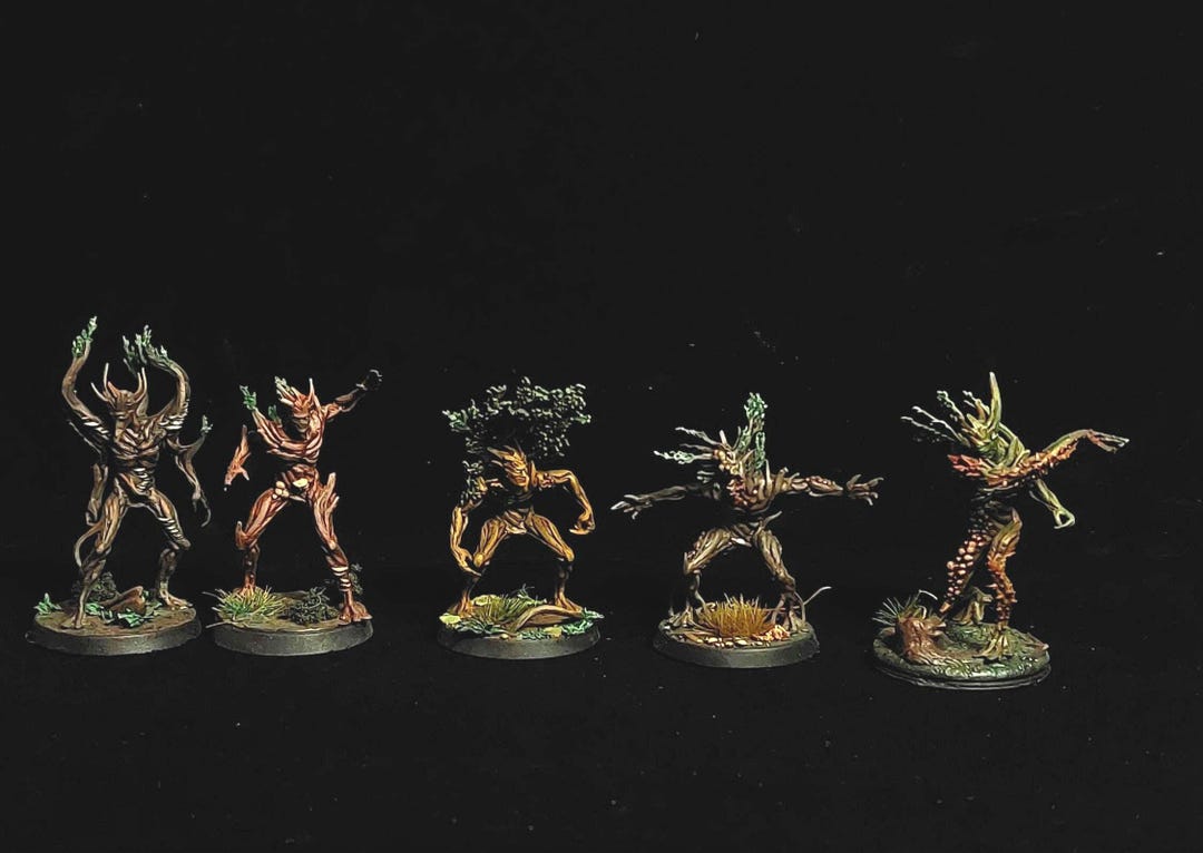 Twig Blight Miniatures (5 in All) Painted Dnd Mini Dungeons and Dragons ...
