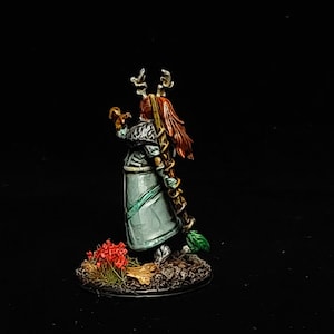 Female Druid Miniature Painted Dnd Mini Wizkids Games Dungeons and ...