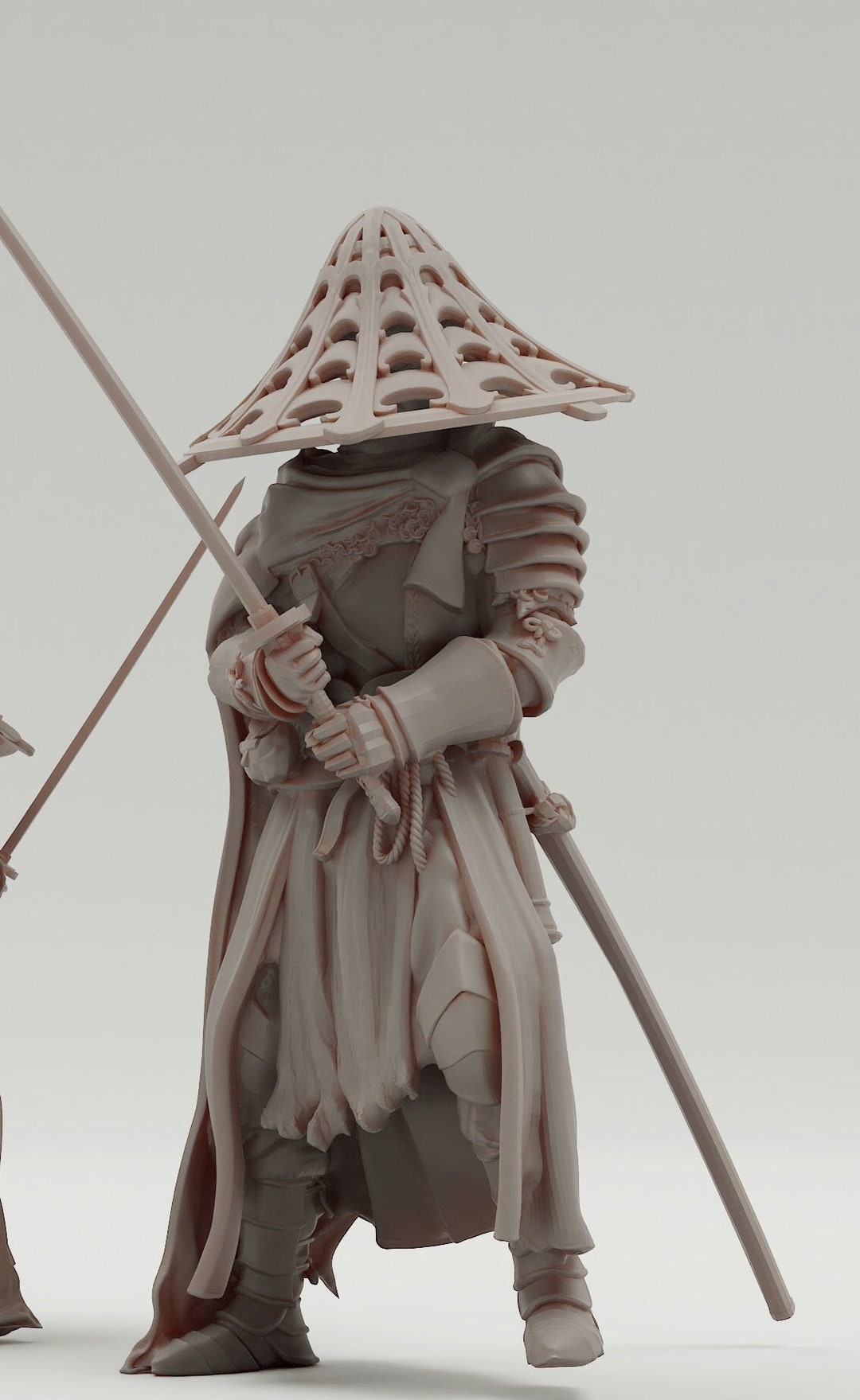 Ronin Knight Miniature Inspired by Elden Ring 3D Printed Mini ...