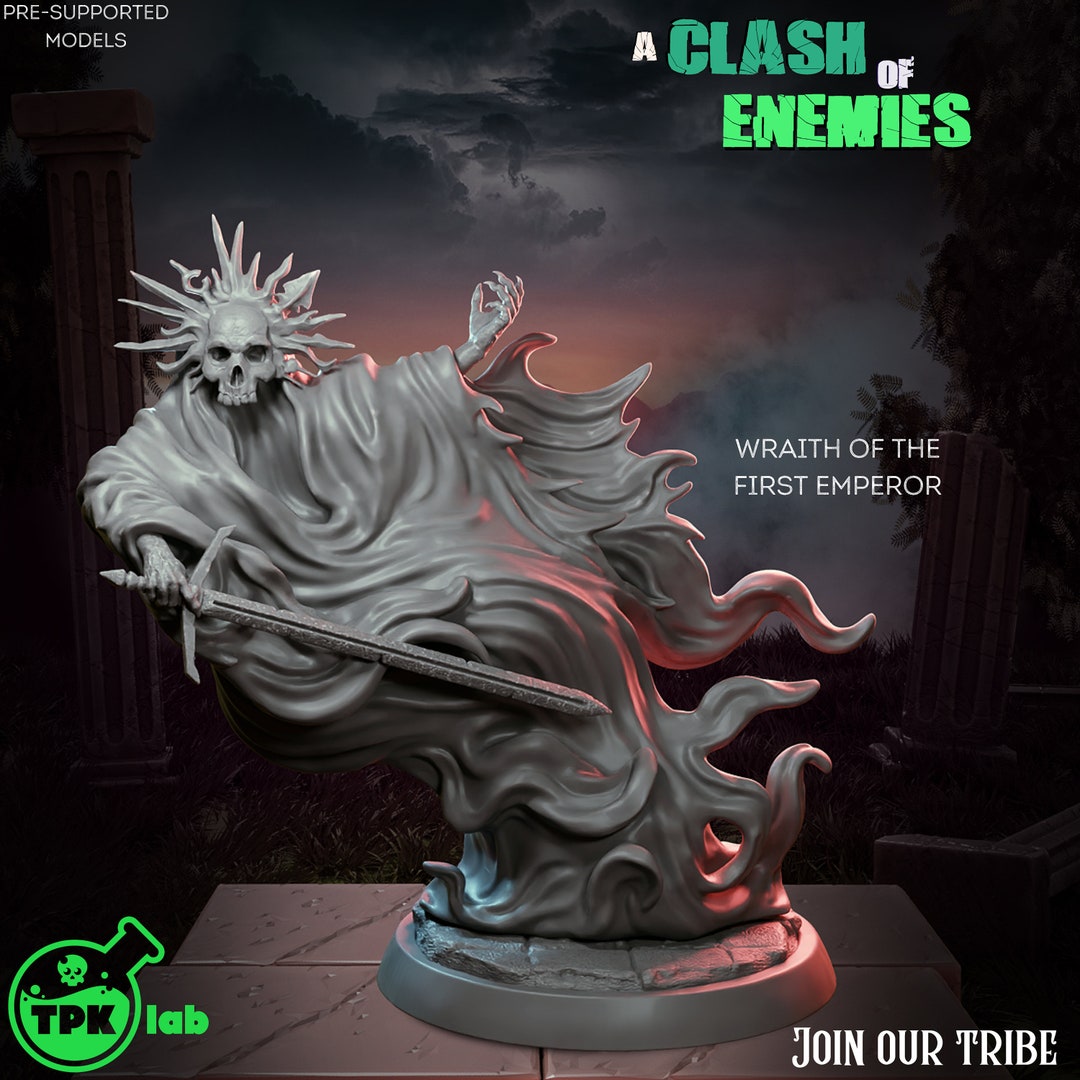 Wraith King Miniature Ghost Spirit Wraith of the First Emperor 3D ...