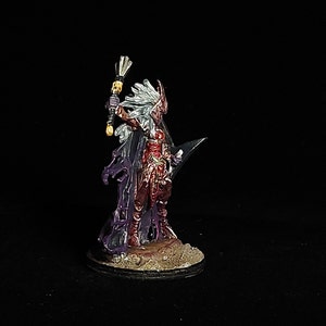 Female Drow Cleric Miniature Dark Elf Paladin Painted Dnd Mini Reaper ...