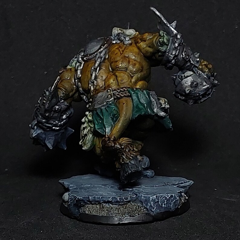 Minotaur Berserker Painted Dnd Miniature From Bestiarum Games - Etsy