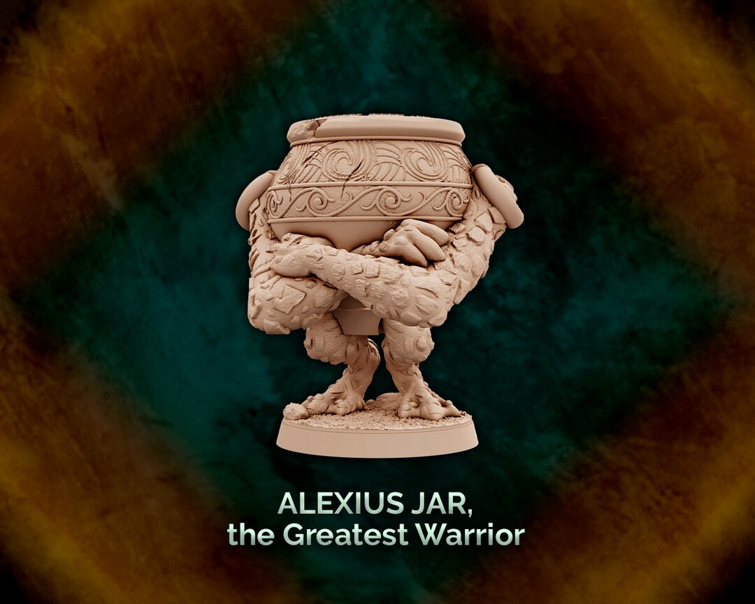 Alexus Jar Miniature Inspired by Alexander From Elden Ring 3D Printed ...