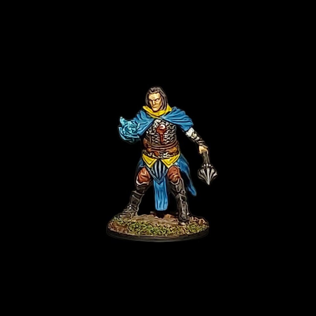 Human Cleric Miniature Painted Dnd Mini Wizkids Dungeons and Dragons D ...