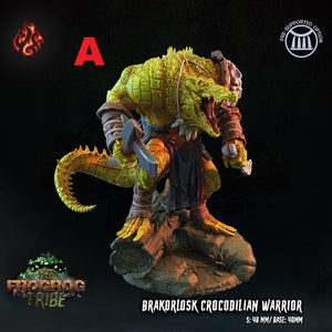 Frog Warrior Miniature Grung Mini 3D Printed Mini Crippled God Foundry ...