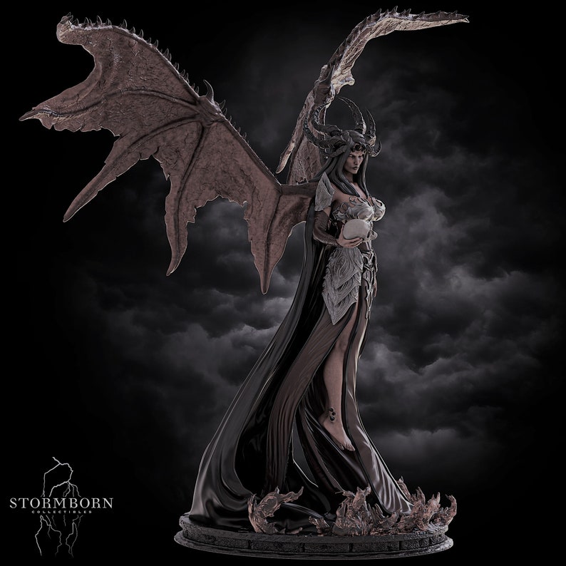 Female Demon Miniature Devil Succubus Mini Resin 3D Printed - Etsy