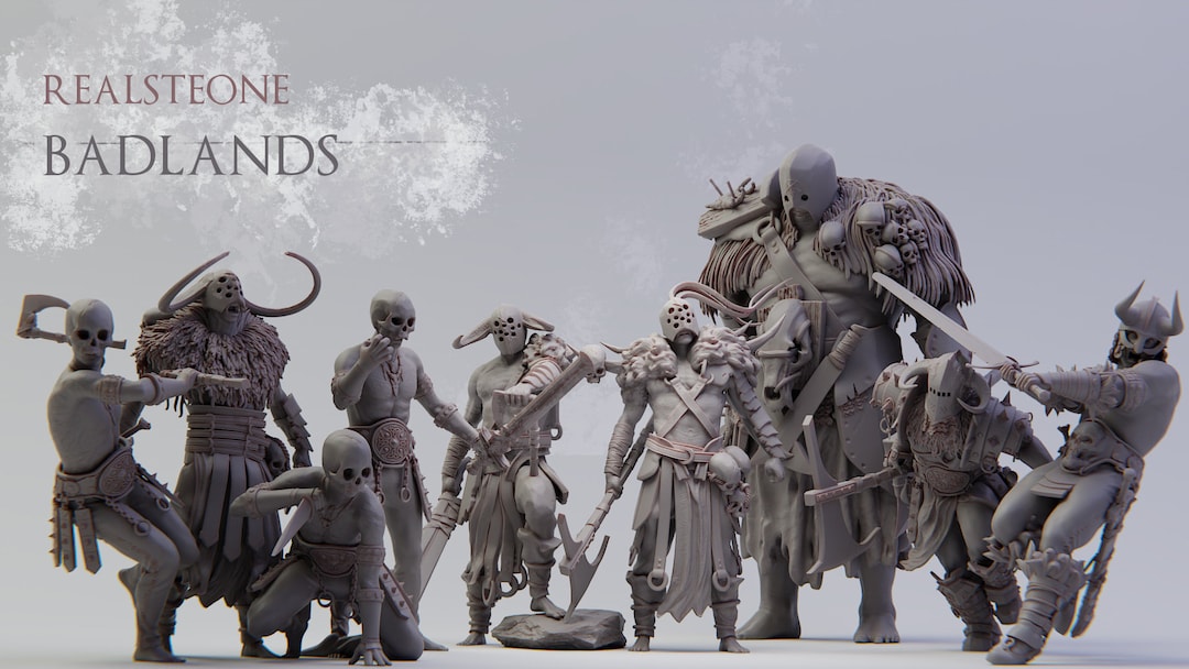 Cannibal Cultist Miniature Inspired by Diablo Mini Realsteone Figure ...