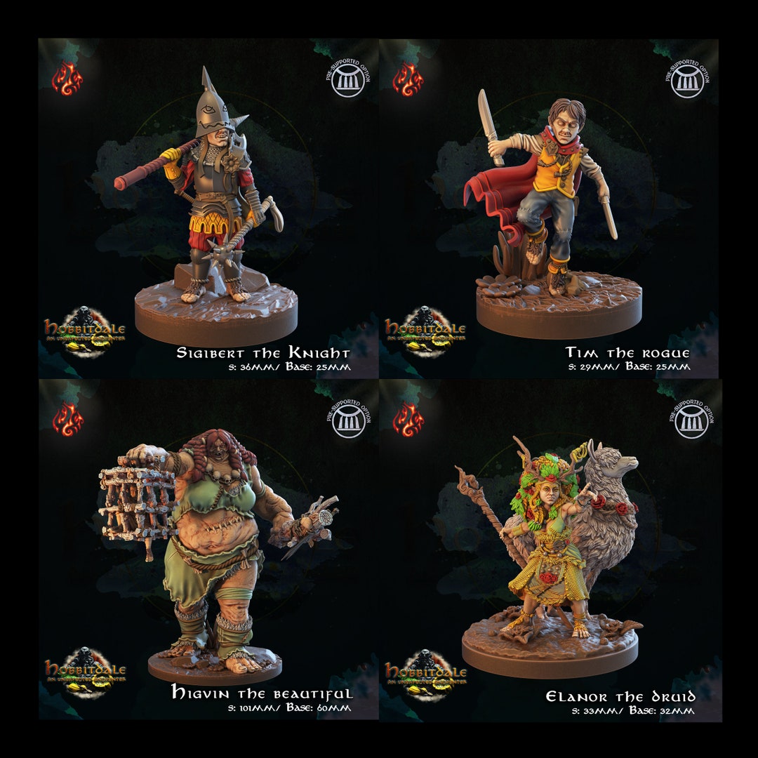 Halfling Miniatures Hill Giant Mini's 3D Printed Crippled God Foundry ...